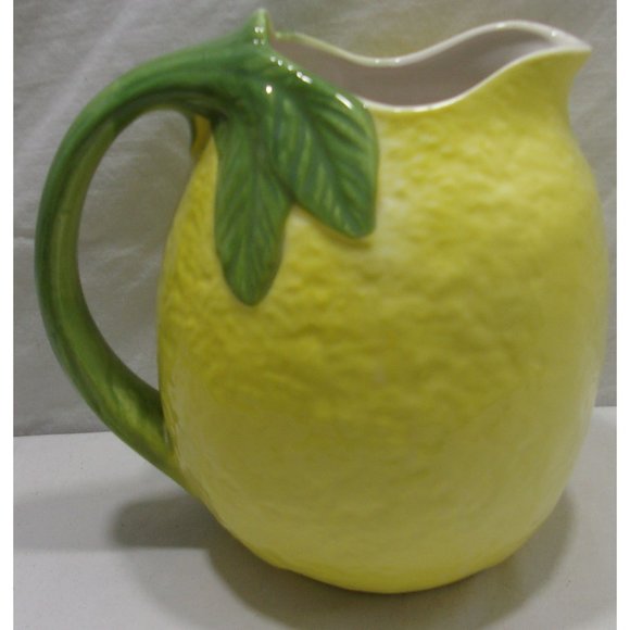 Unmarked | Dining | Vintage Summer Fruit Ceramic Lemon Shaped Serving ...